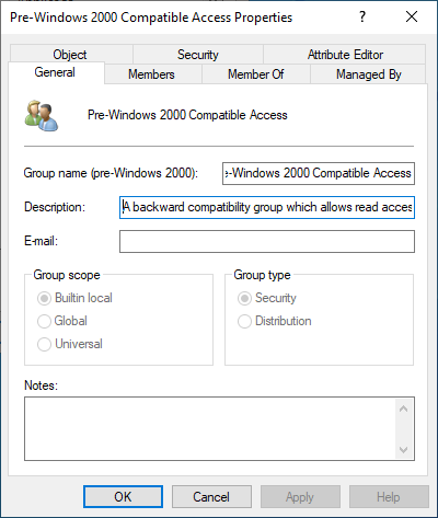 Understanding the Risks of Pre-Windows 2000 Compatibility Settings in Windows 2022 - Semperis