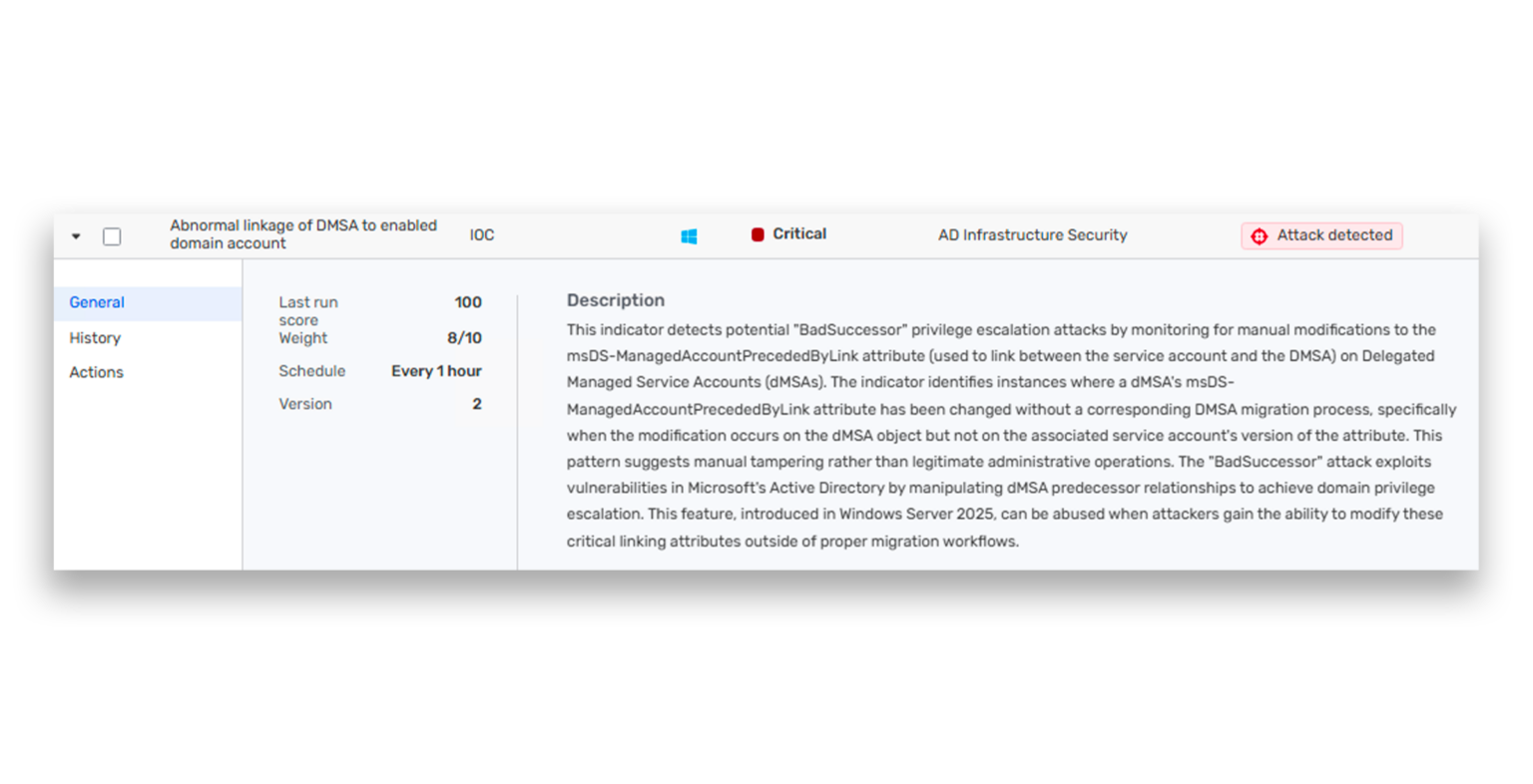 BadSuccessor: How to Detect and Mitigate dMSA Privilege Escalation | Semperis University