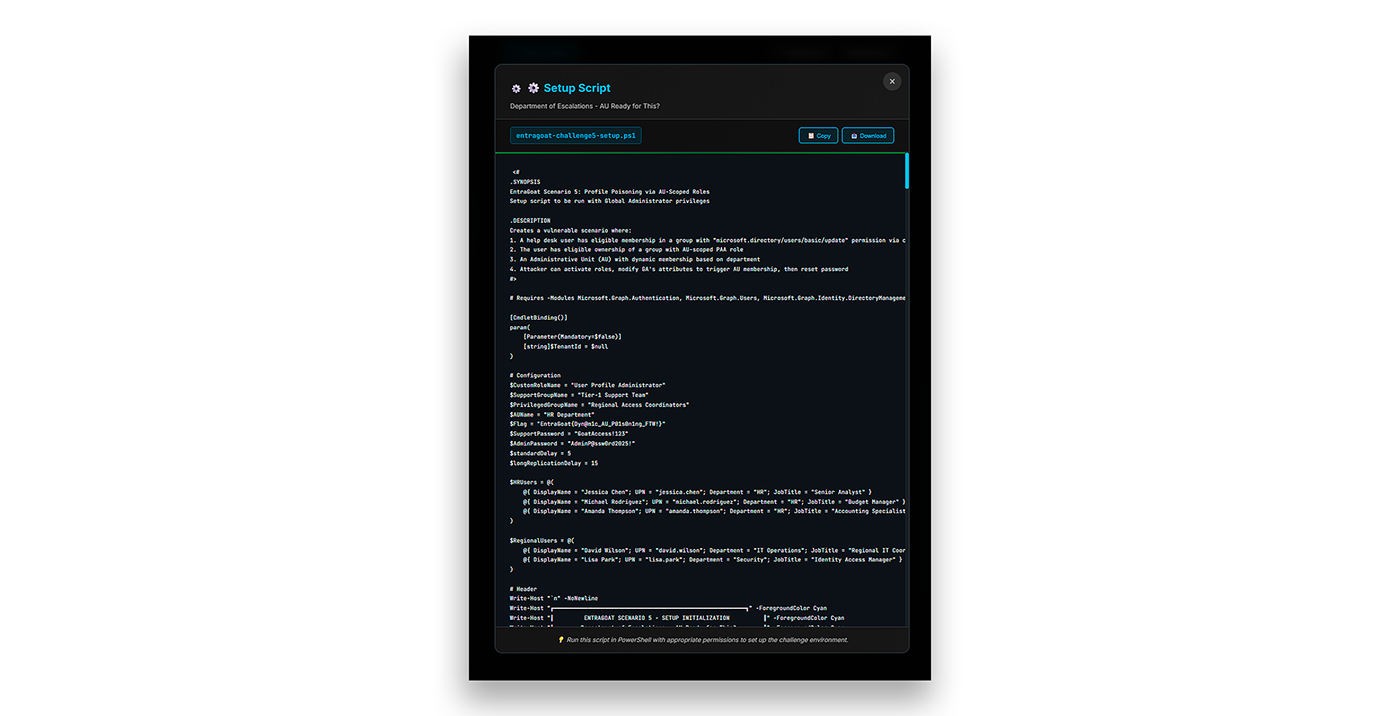 Getting Started with EntraGoat Entra ID Simulation Lab | Semperis Research