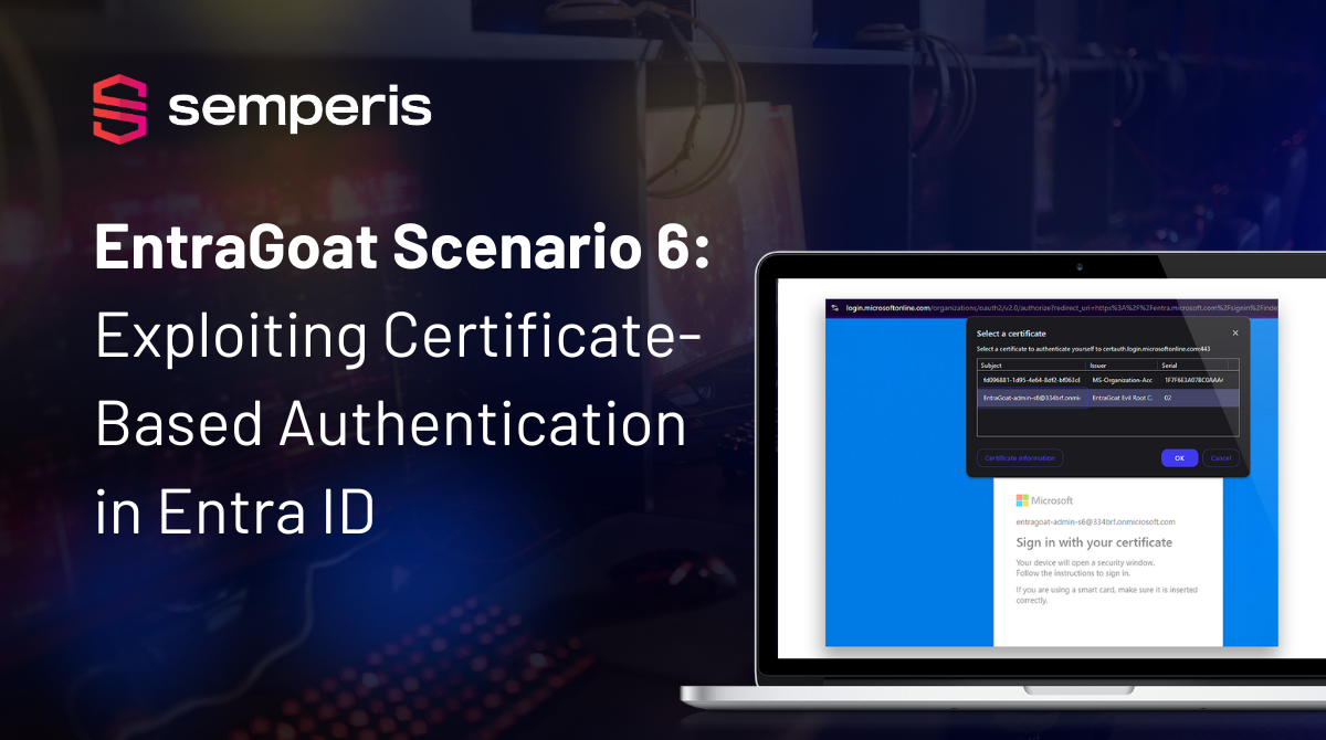 Exploitation de l'authentification par certificat dans Entra ID