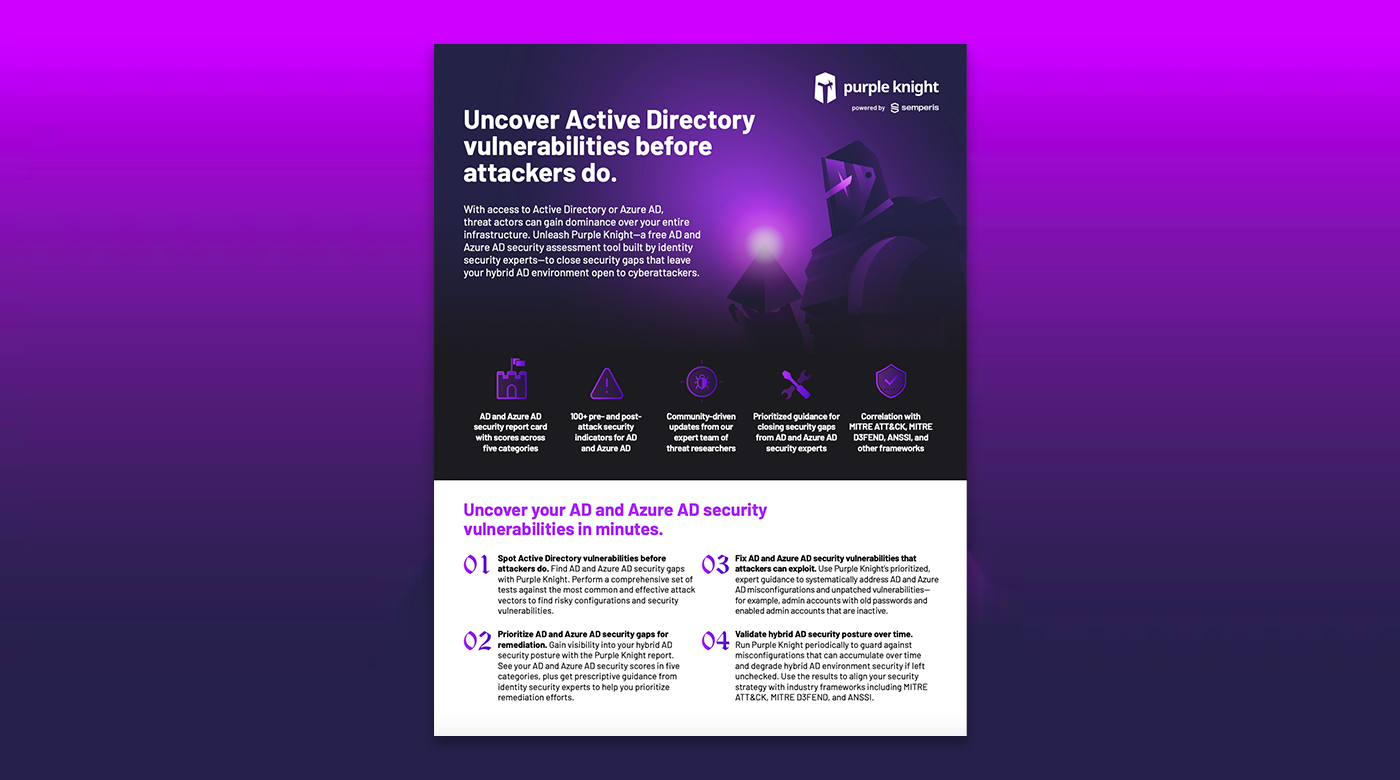Uncover Active Directory Vulnerabilities | Semperis