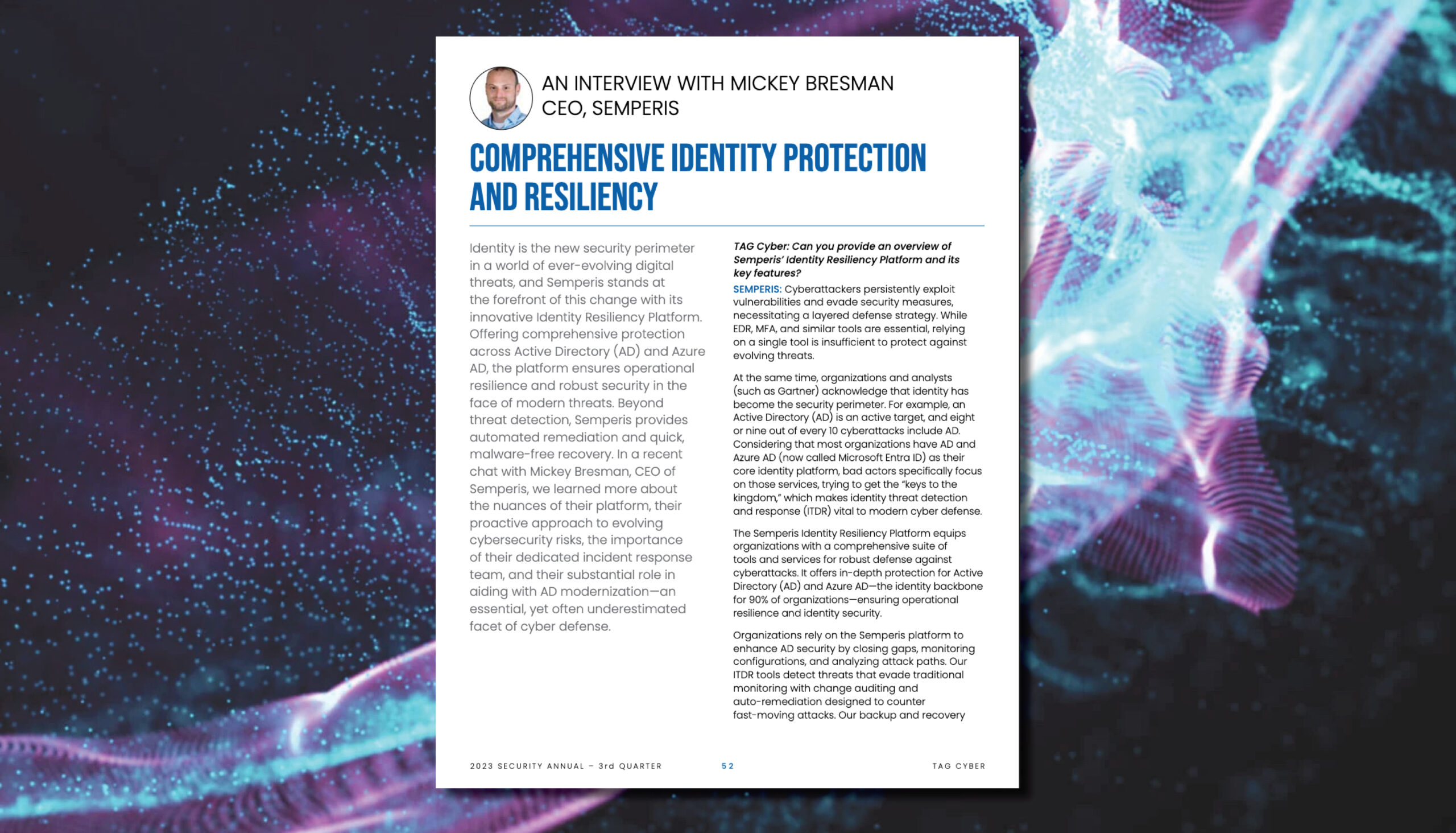 Comprehensive Identity Protection and Resiliency | Semperis